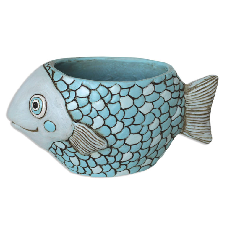 BLUE FISH PLANTER – LnJ Garden